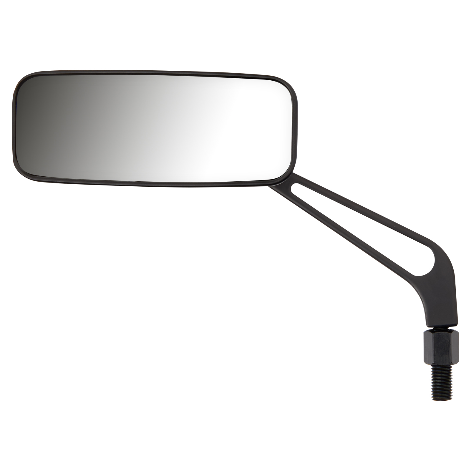 Ryde Black 10mm 8mm Rectangle Universal Motorcycle Mirrors Bike